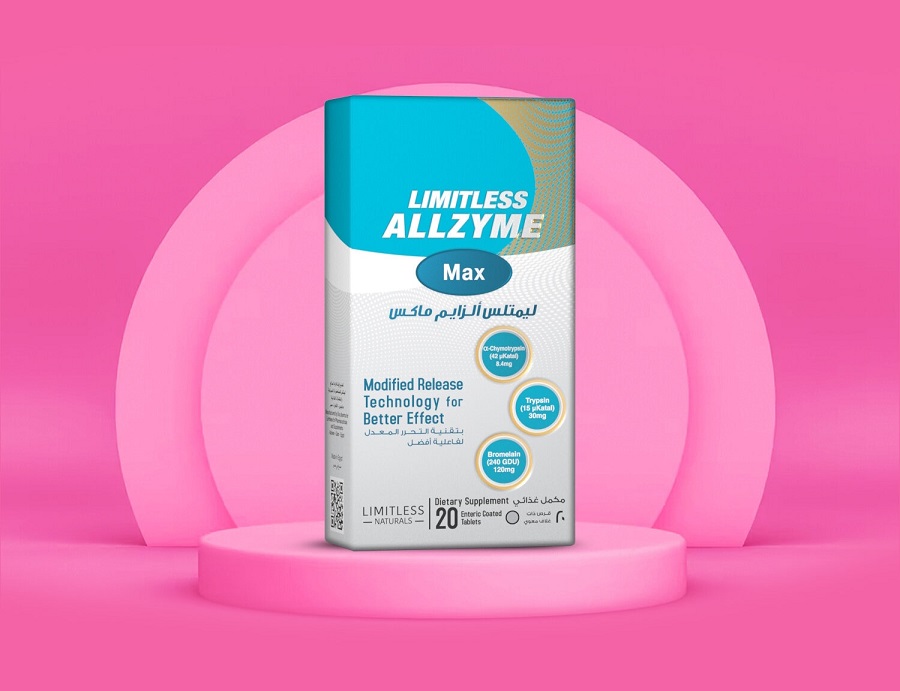 ليمتلس ألزايم - Limitless Allzyme مضاد للاتهابات والتورمات - صحة المرأة