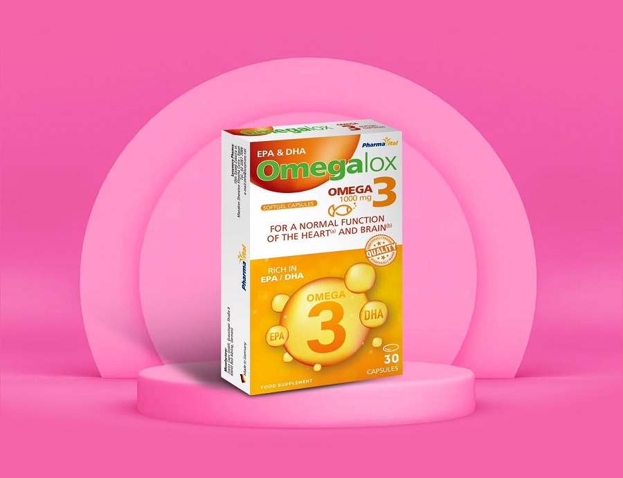 أوميجالوكس 3 -3 Omegalox مكمل غذائي لتعزيز صحة القلب والأوعية الدموية - صحة المرأة